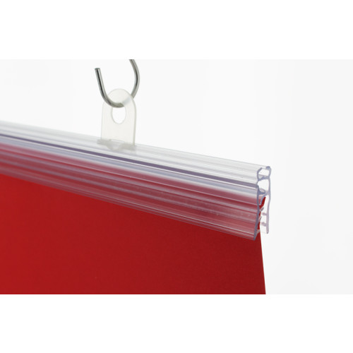 postergripper transparant 1200 mm | Per 50 stuks.