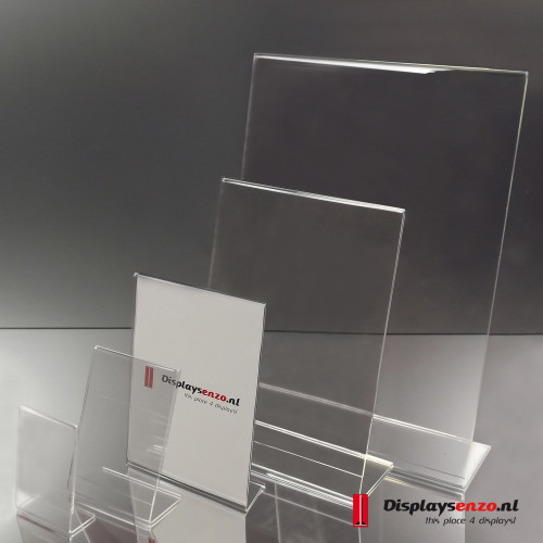 L-Standaard A3 Staand | Tafelstandaard | Displaysenzo