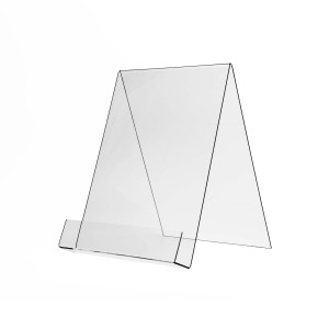 Boekenstandaard | Heldere plexiglas standaard voor boek